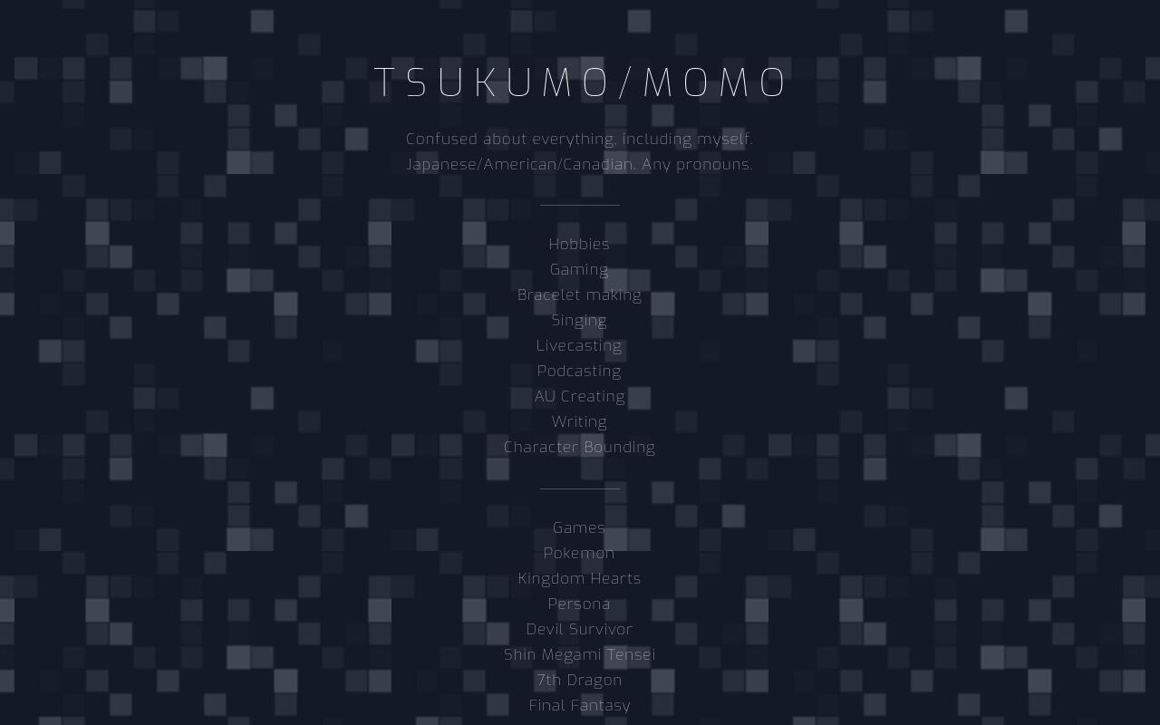 Tsukumo's/Momo's profile